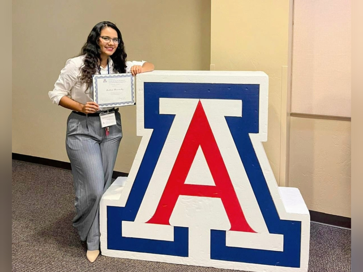 Andrea Hernández, recently named a Diversity in Cancer Research intern ...